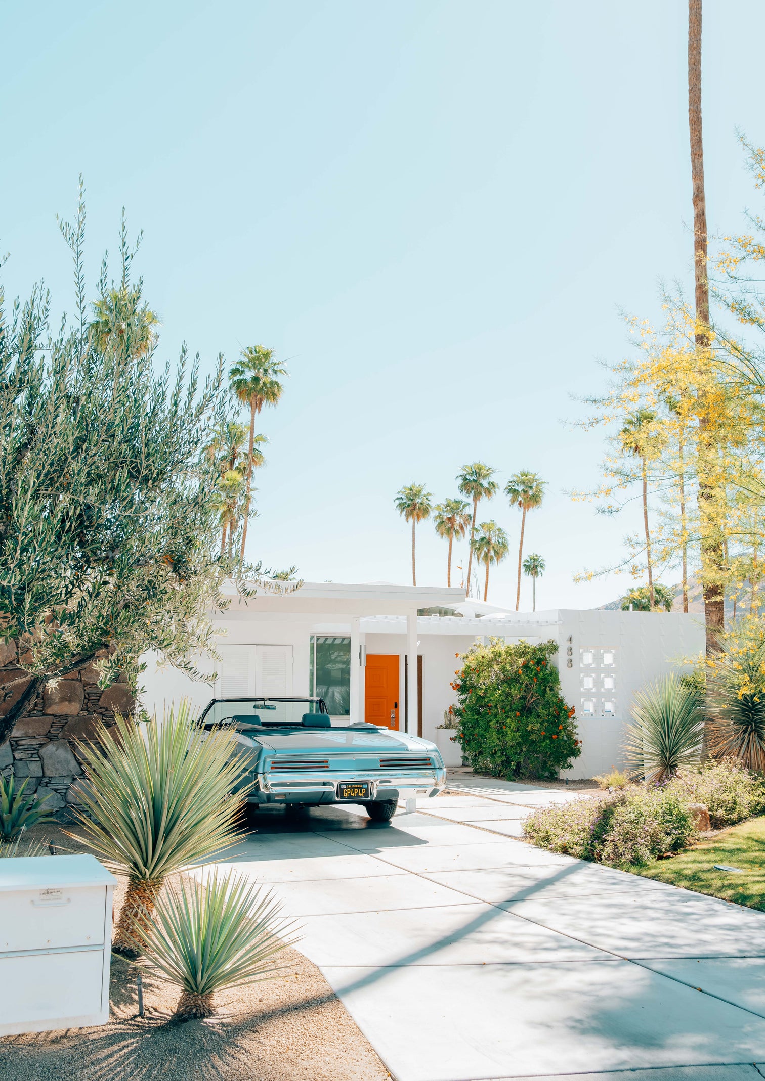 Blue Car - Wall Art Print – House of Harvee